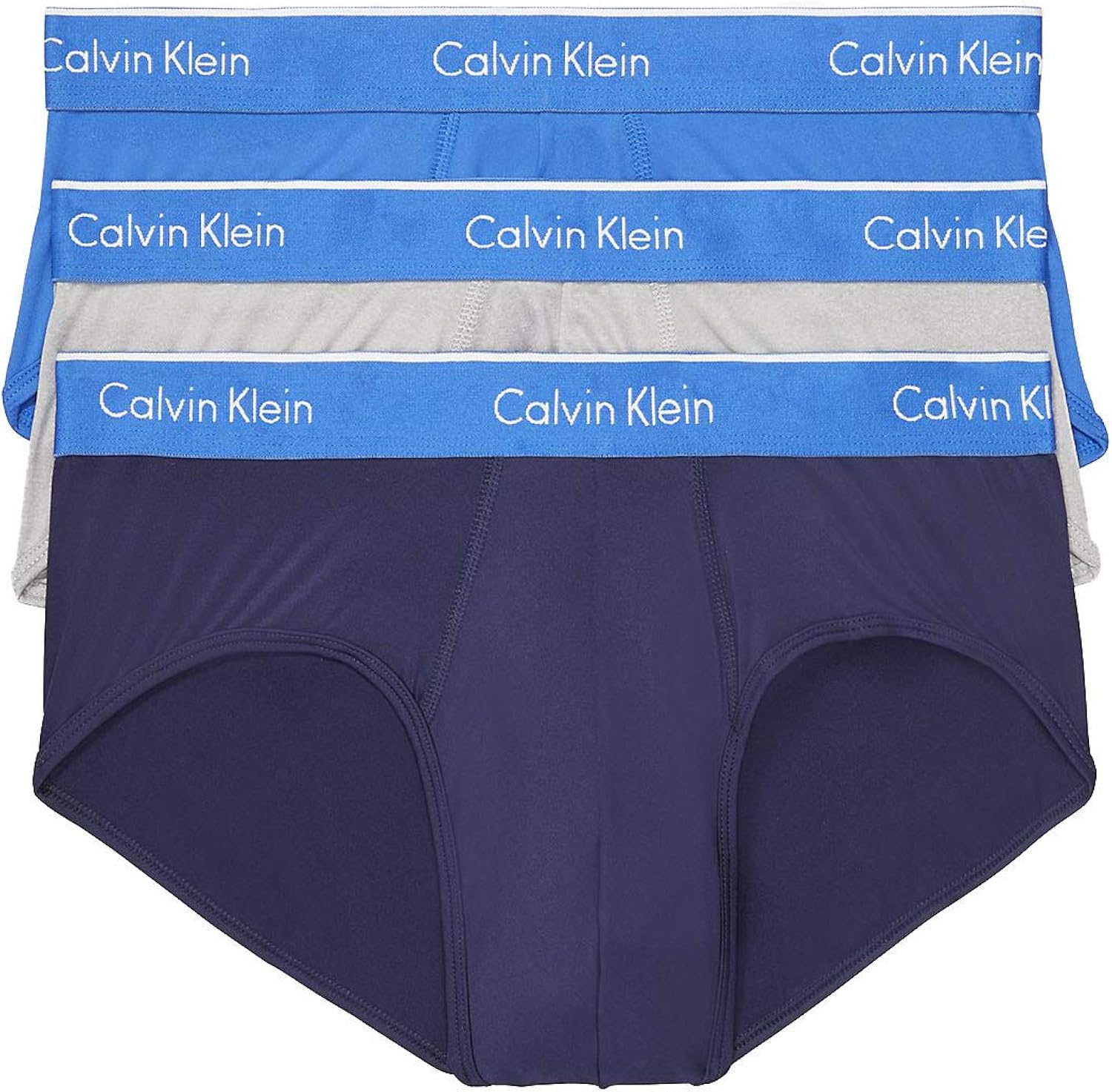 Calvin Klein Men`s Microfiber Hip Briefs 3 Pack at Amazon Men’s ...