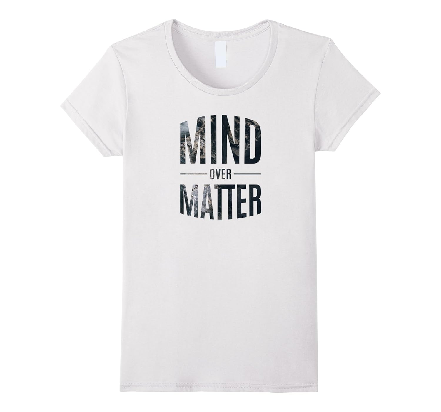 Mind Over Matter Graphic T-shirt – Motivational Gym Shirt-4LVS – 4loveshirt