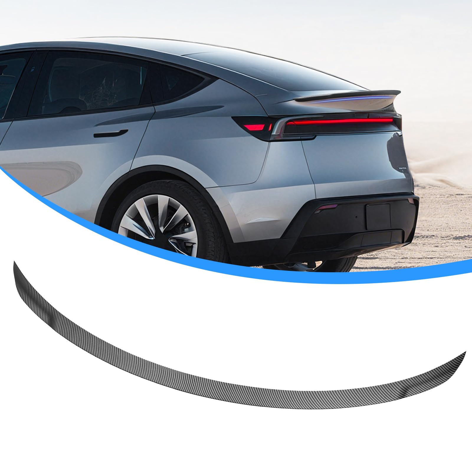 KUNIST Spoiler for 2026 Tesla Model Y Juniper Premium ABS Plastic with ...