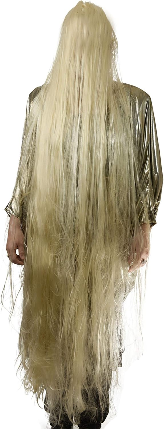 Amazon.com: Cousin It Wig | 5 Foot Long Blonde Cousin Itt Wig, Addams ...