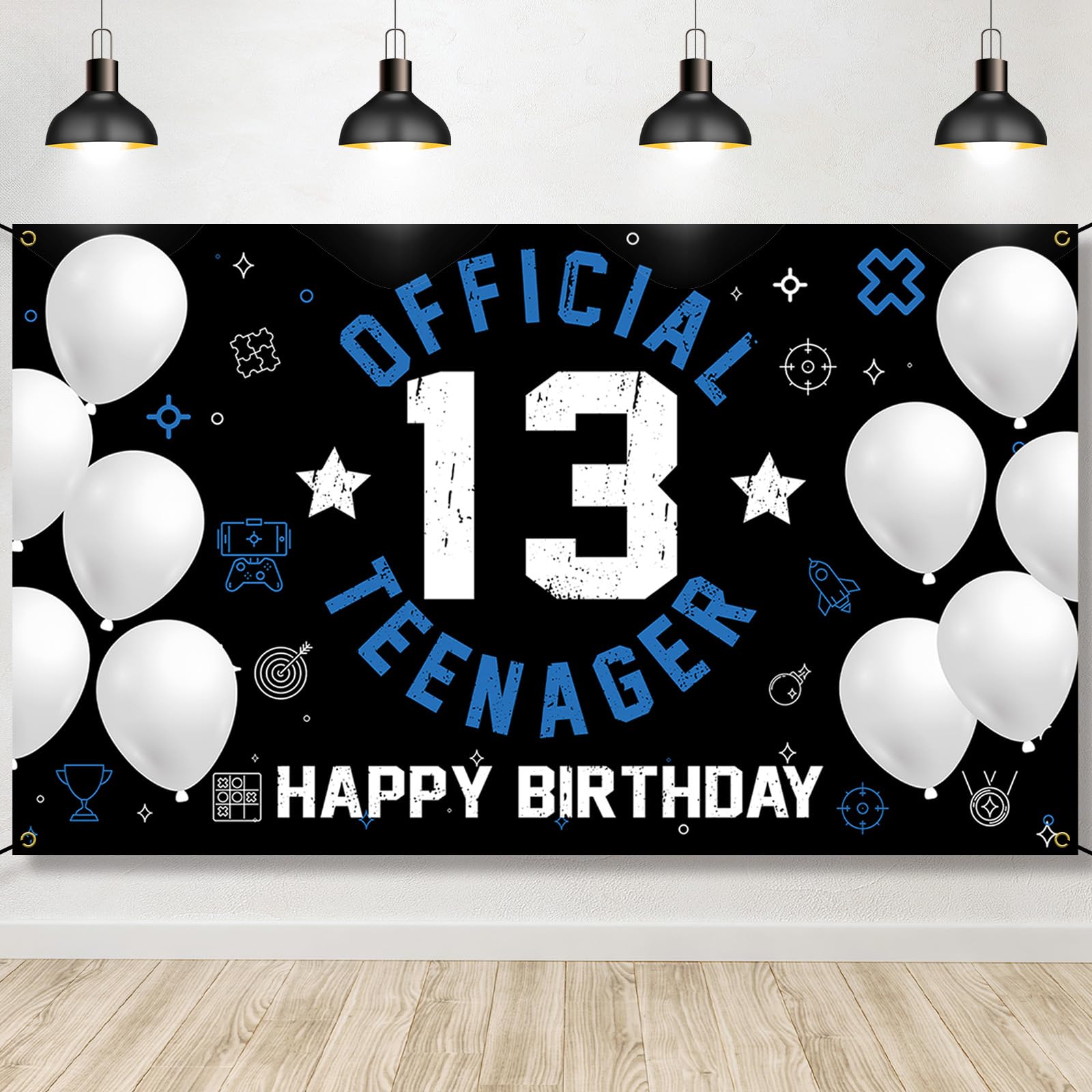 Happy 13th Birthday Banner
