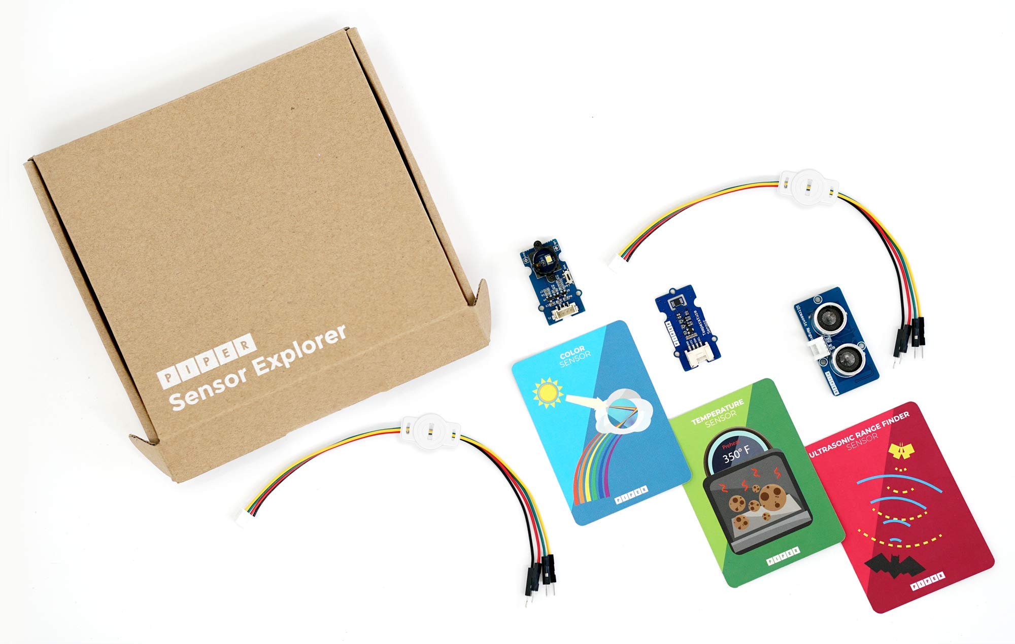 Mua Piper Sensor Explorer: Add a Real Temperature Sensor, Color Sensor & Ultrasonic Range Finder ...