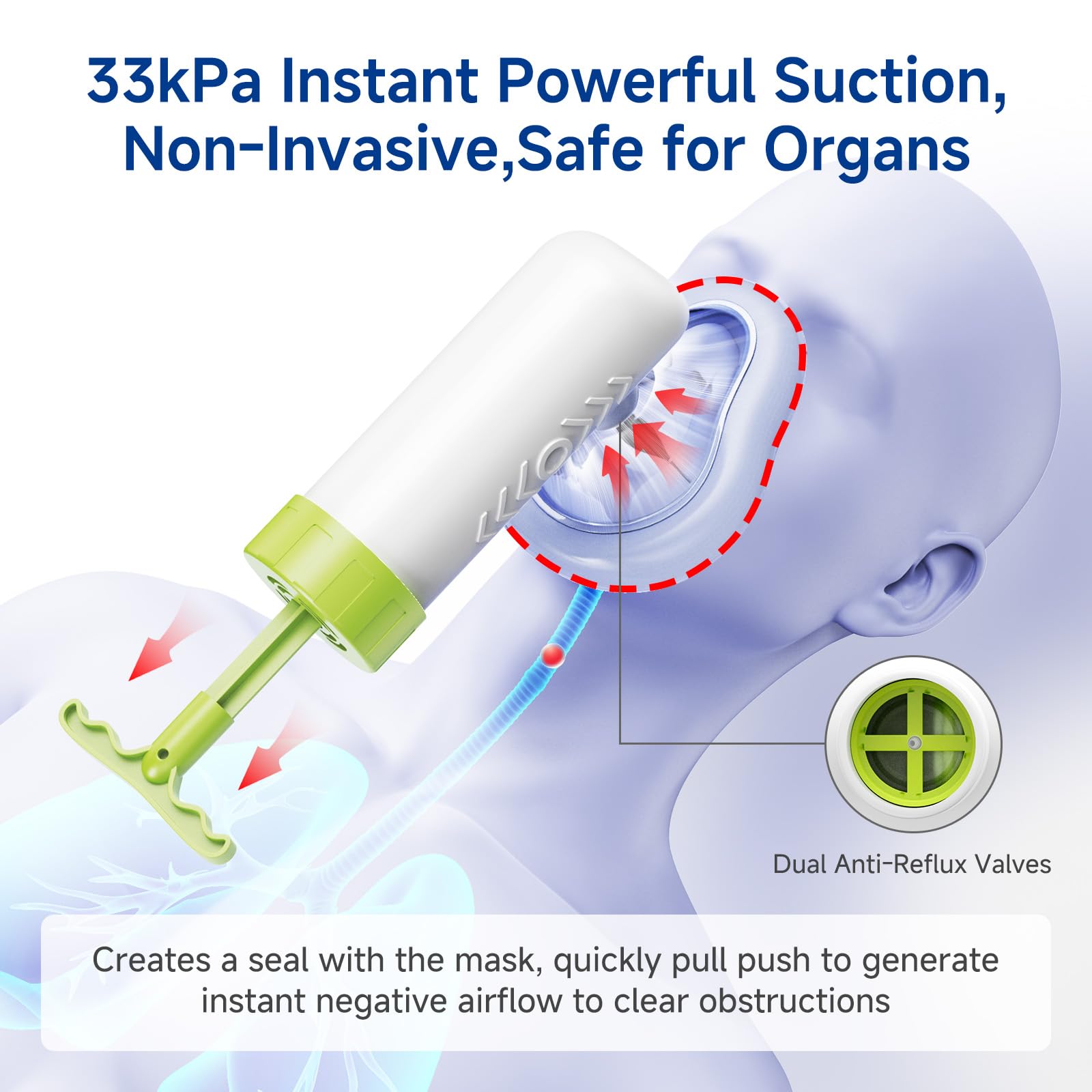 Mua Choking Rescue Device, FSA HSA Eligible Portable Suction Rescue ...