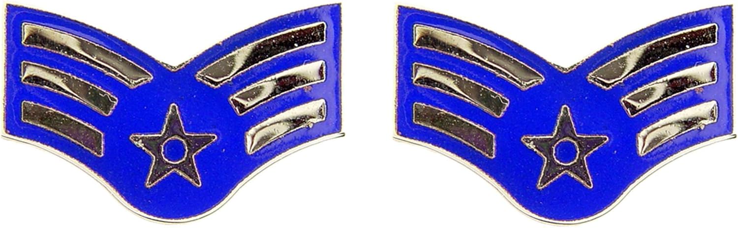 Amazon.com: United States Air Force USAF Senior Airman E4 Insignia of ...