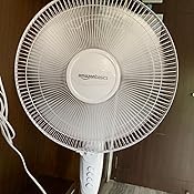 Buy AmazonBasics - High Speed Pedestal Fan for Cooling with Automatic ...