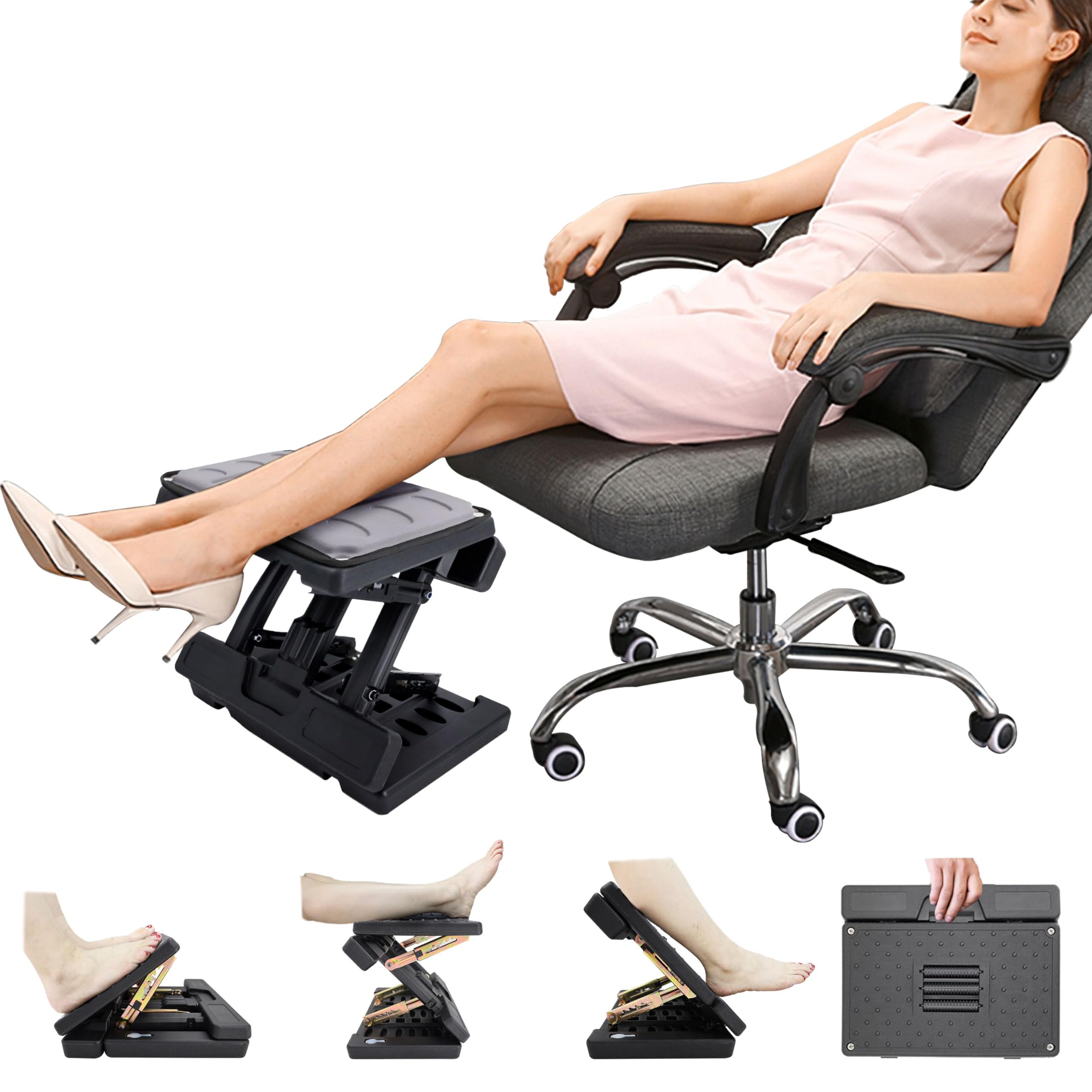 kalnweis Adjustable Foot Rest,Under Desk Footrest,Foot Rest for Under ...