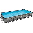 Summer Waves P43216521 32ft x 16ft x 52in Outdoor Rectangular Frame ...