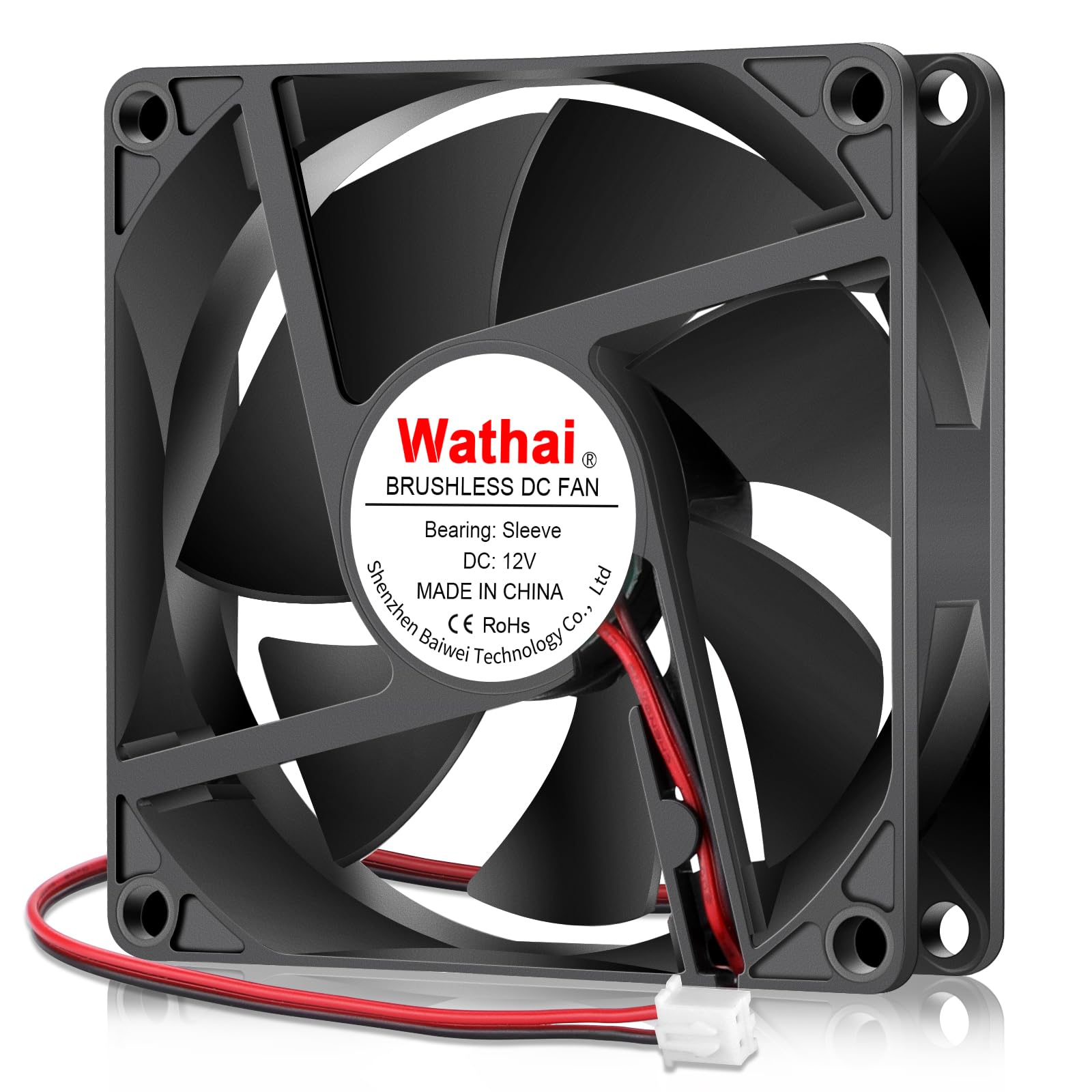 Mua Wathai 80mm x 20mm 8020 12V DC Cooling Fan 2Pin High Preformance ...