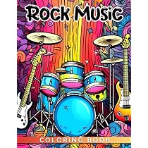 Girls Of Rock N Roll Coloring Pages