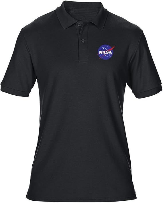 Military Online NASA Space Exploration Embroidered Logo - Mens Polo ...