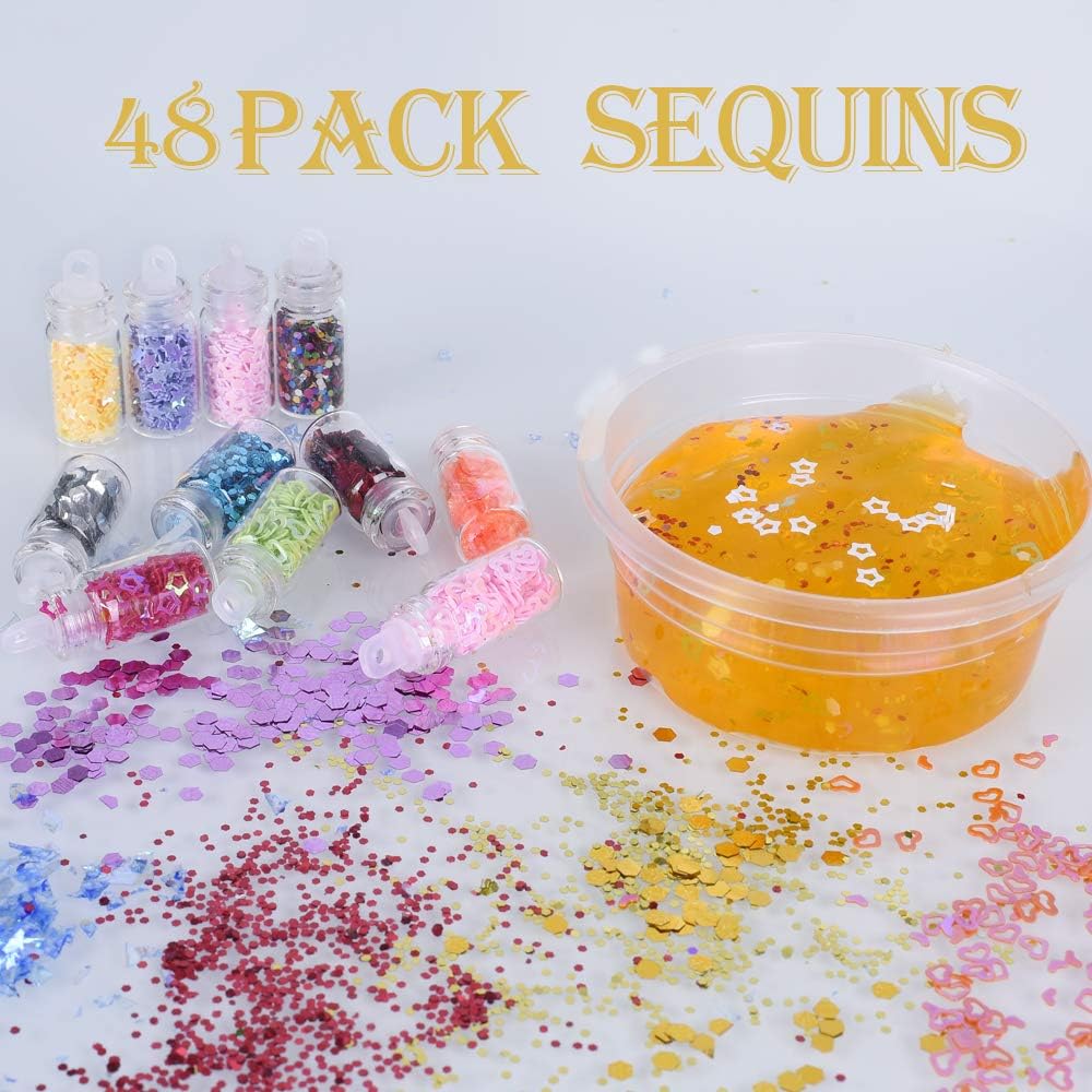 HSFTILV DIY Slime Kit – Slime Supplies Make Your Own Slime, Slime ...