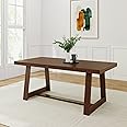 Amazon.com - Plank+Beam 72 Inch Farmhouse Dining Table, Solid Wood ...