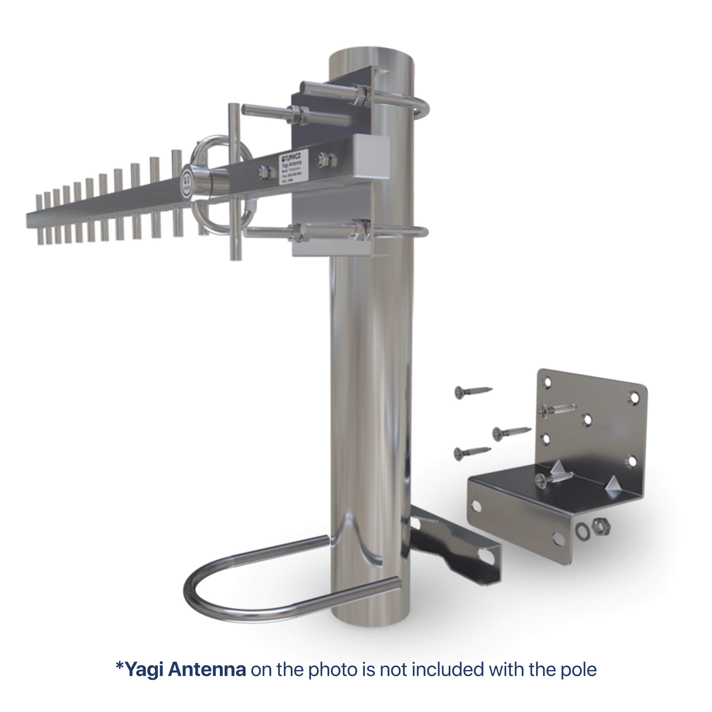 Mua Antenna Pole Mount for Wifi, TV or LTE/4G Antennas (Yagi, Panel ...