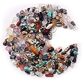 Amazon.com: 500pcs Natural Chip Stone Beads Multicolor 5mm to 8mm ...