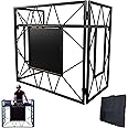 Amazon.com: DJ Booth Stand | DJ Booth Table | Portable DJ Booth for The ...
