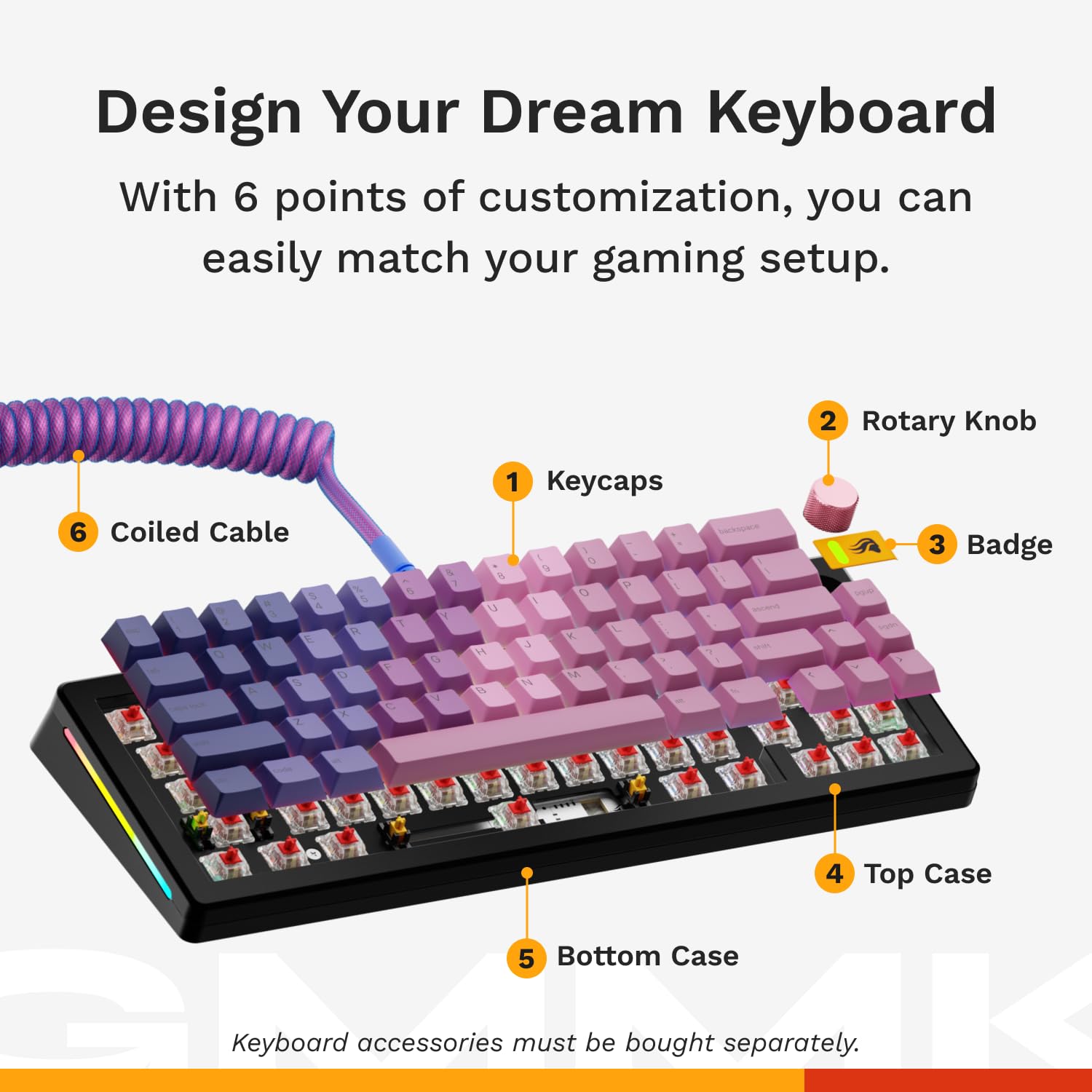 Mua Glorious Gaming - GMMK 3 Barebones Custom Gaming Keyboard Kit with ...