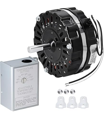 Vent Fan F0510B2944 Attic Fan Motor Replacement For Lomanco Power Vents ...