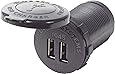 Blue Sea Systems Fast Charge 4.8A Dual USB Charger Socket Mount, 12V ...