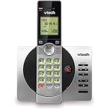 Vtech Dect 6.0 Single Handset Cordless Phone System with Digital ...