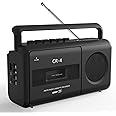 Amazon.com: KUEPHOM Portable Cassette Tape Player Recorder,Boombox ...