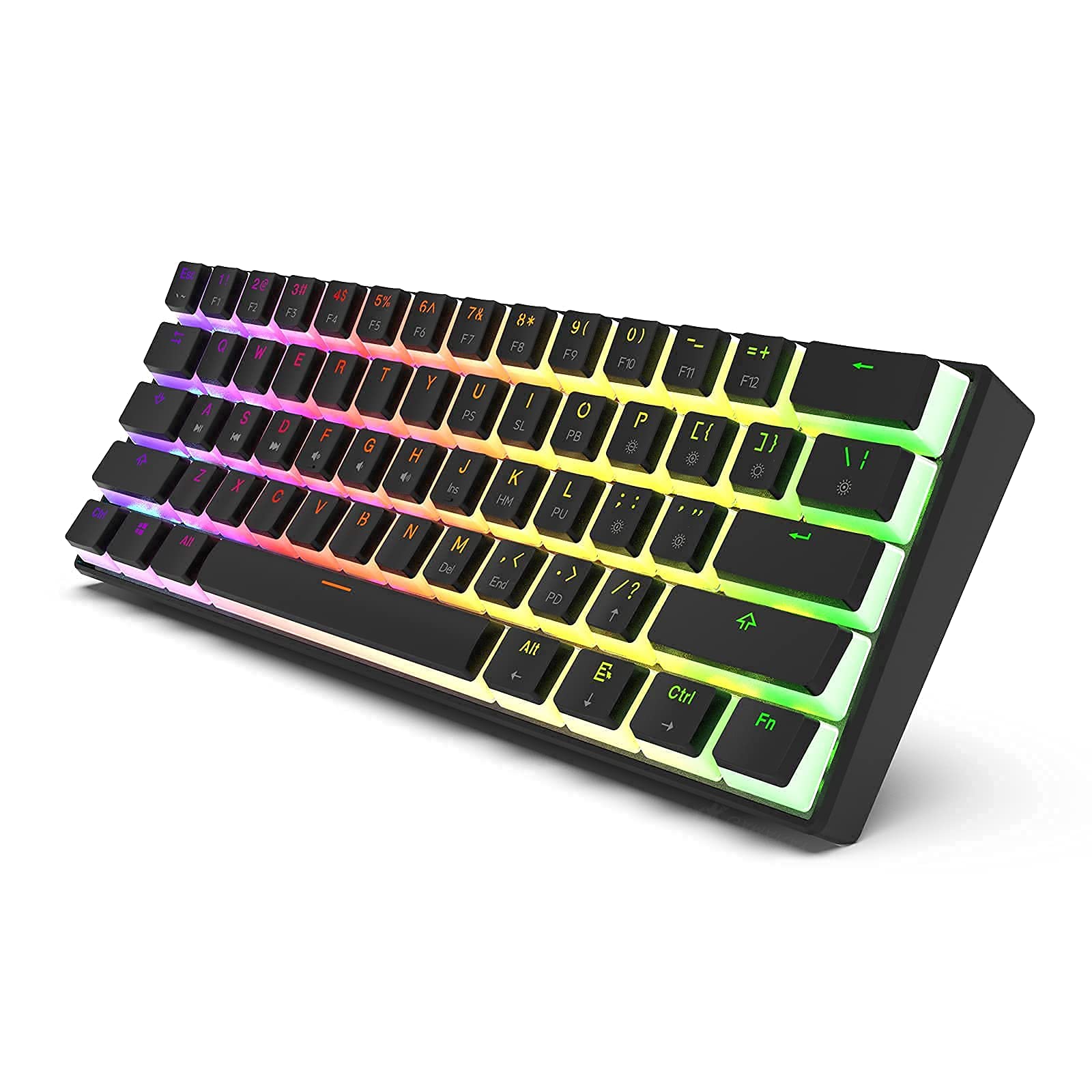 Mua GK GAMAKAY MK61 RGB Pudding Keyboard, 61 Keys Gateron Optical ...