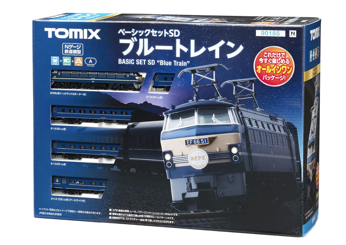 Mua TOMYTEC 90185 N Gauge Basic Set, SD Blue Train, Introductory Set ...