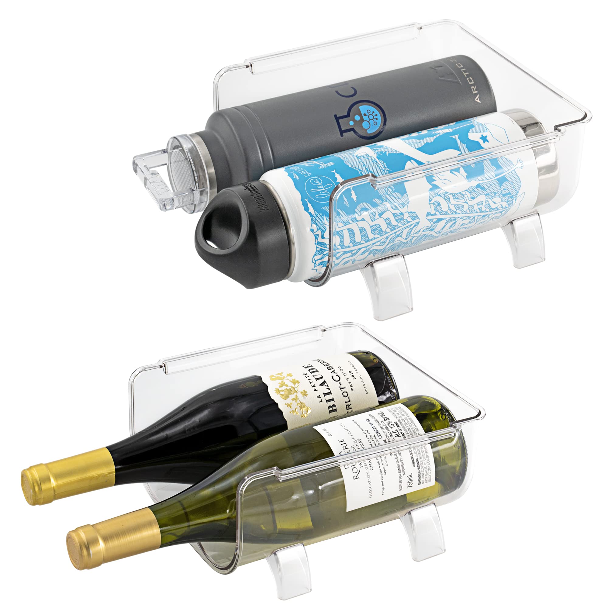 Mua Fridge Wine & Water Bottle Holder Stand - Multipurpose Stackable ...