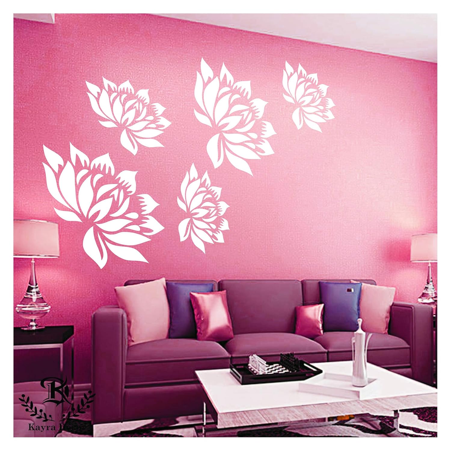 Kayra Decor Reusable 16 X 24 Wall Art Stencil Painting For Home Decor 