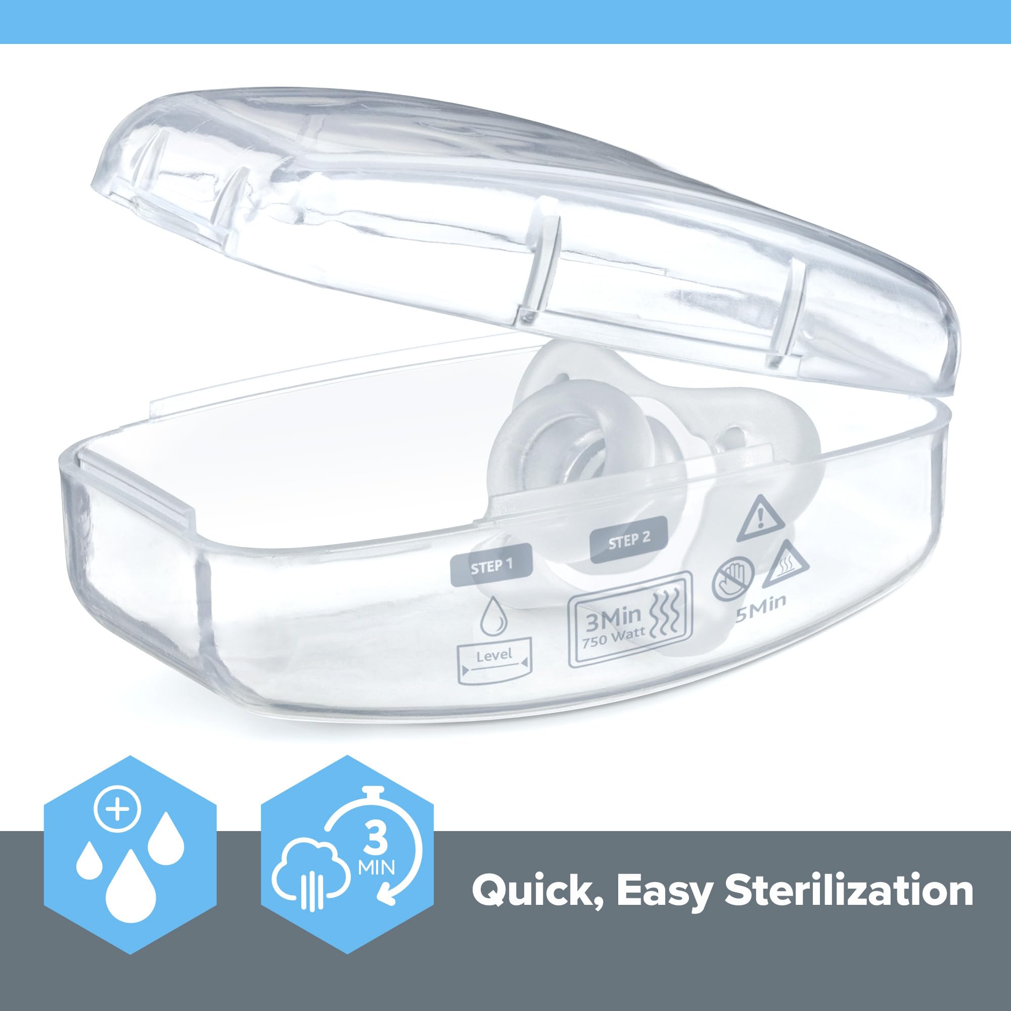 Mua Chicco PhysioForma 100% Soft Silicone Mini One Piece Pacifier for ...