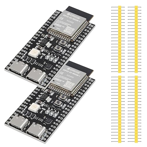 DORHEA 2PCS ESP32 ESP32-S3 Development Board Type-C WiFi+Bluetooth Internet of Things Dual Type ...