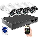 Amazon.com : REOLINK 8CH 5MP Home Security Camera System, 4pcs Wired 5MP Outdoor PoE IP Cameras ...