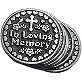 Amazon.com: Dozen (12) IN LOVING MEMORY - Pewter POCKET Tokens GONE Yet ...