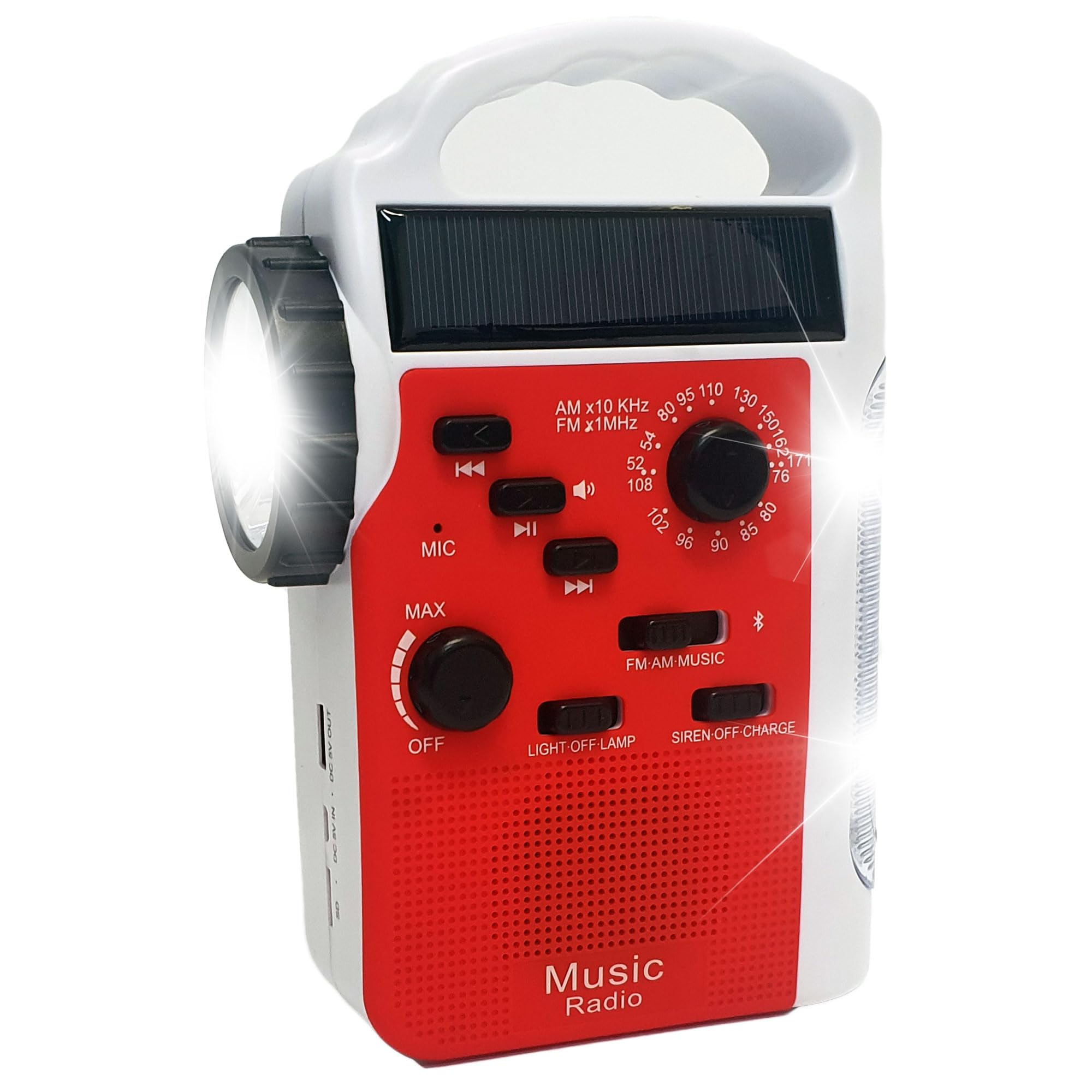 Mua SAFETY PLUS Disaster Radio, Flashlight, LED Light, Rechargeable ...