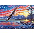 Amazon.com: Buffalo Games - Darrel Bush - Spangled Sunset - 500 Piece ...