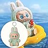 𝑷𝑶𝑷 𝑴𝑨𝑹𝑻 LABUBU Doll, Have a Seat Plush Toy Vinyl Plush Hanging Card,Blind Box Figures La bubu ...