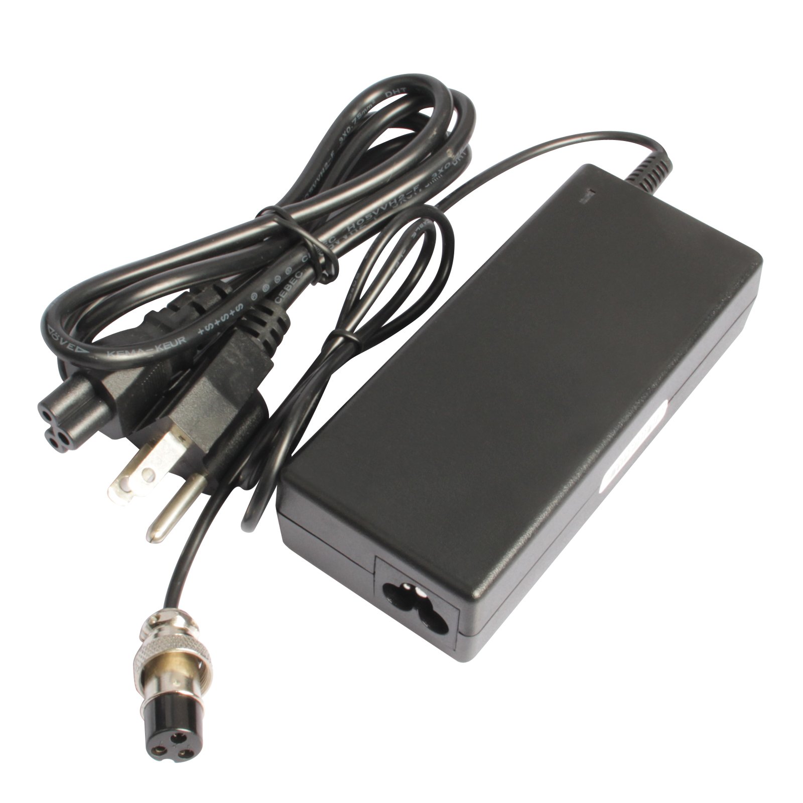 Mua 36V 1.8A Female 3-Pin XLR Lead Acid Battery Charger with 3-Prong ...