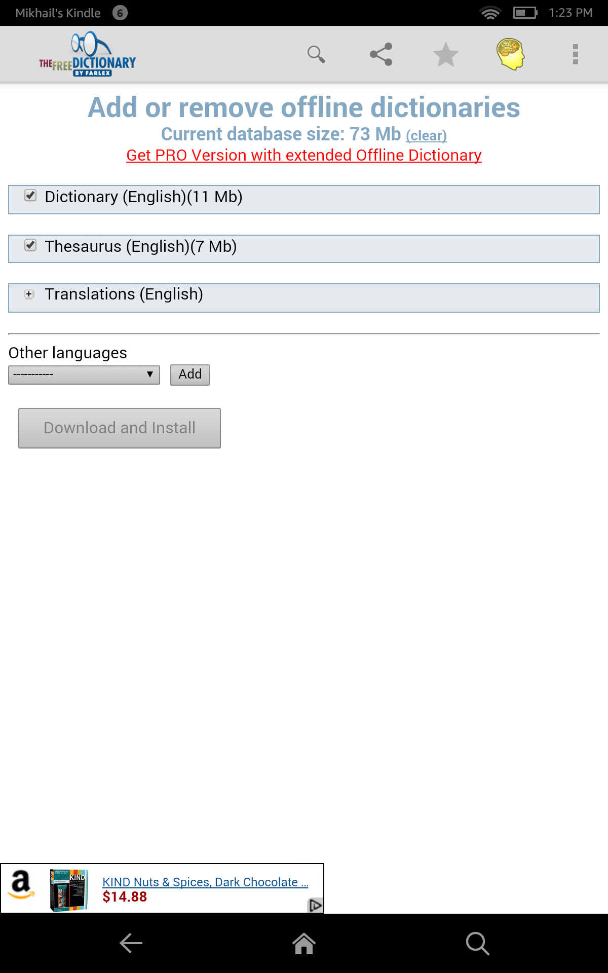 Dictionary:Amazon.com:Appstore for Android