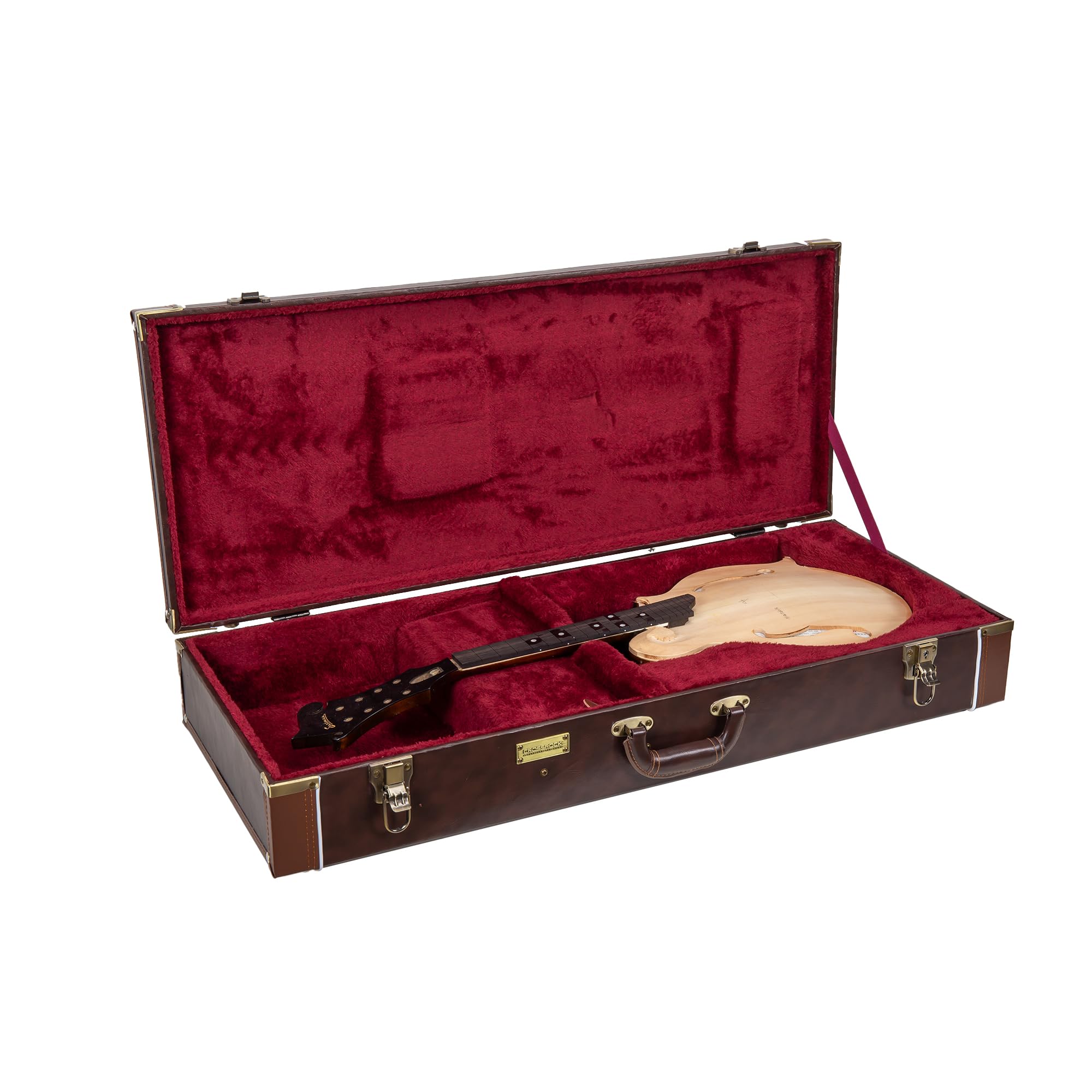 Mua Crossrock Hard-Shell Wooden Case fits F-style Mandola-Stainless ...