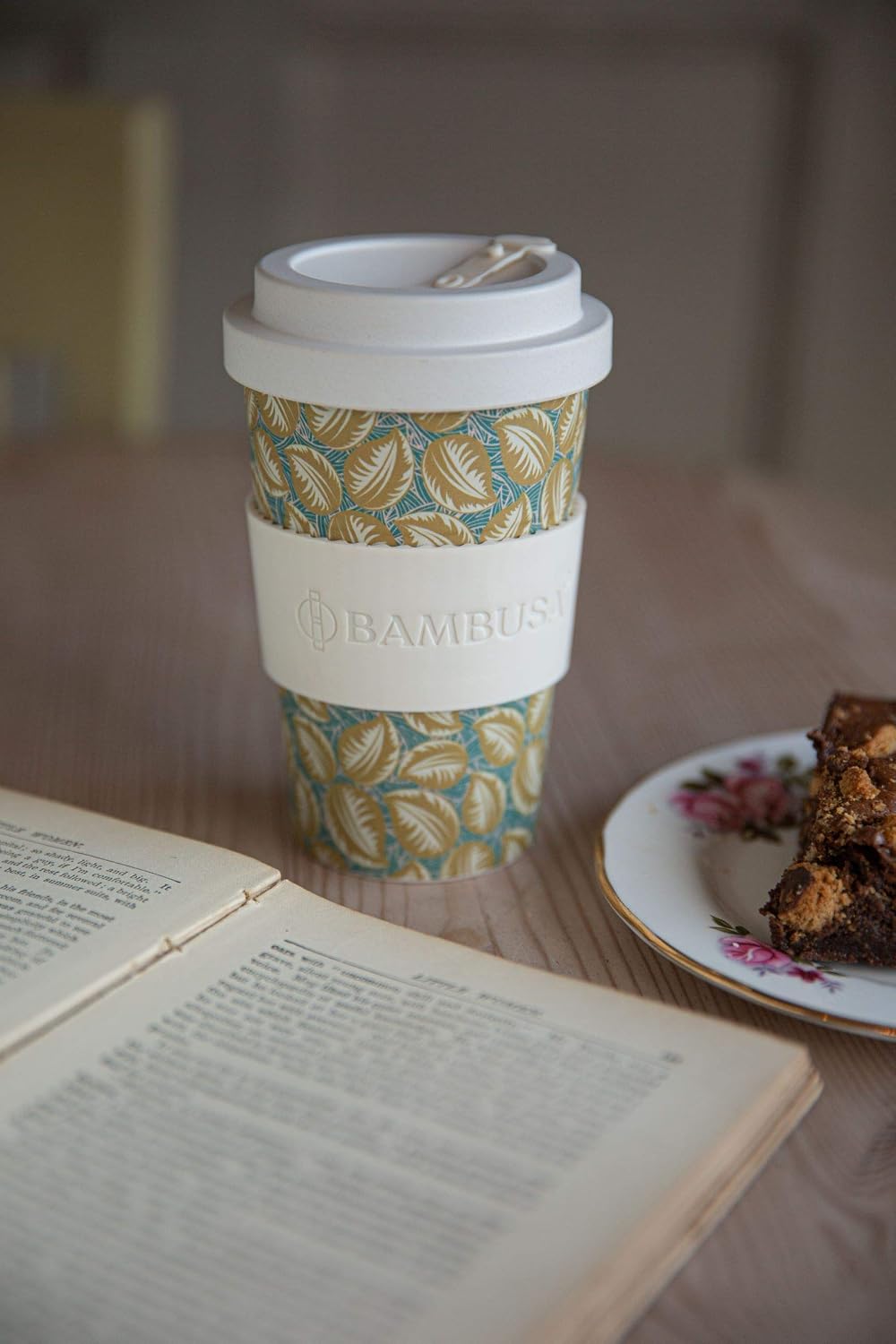 Bamboo Coffee Cup | BAMBUSA® | Reuseable Eco Friendly Travel Mug | Bag ...