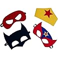 Amazon.com: Pooka Superheroes masks (Set of 4) |Superheroes Masks ...