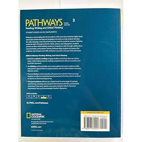 Mua Pathways Reading, Writing, and Critical Thinking 3 with the Spark ...