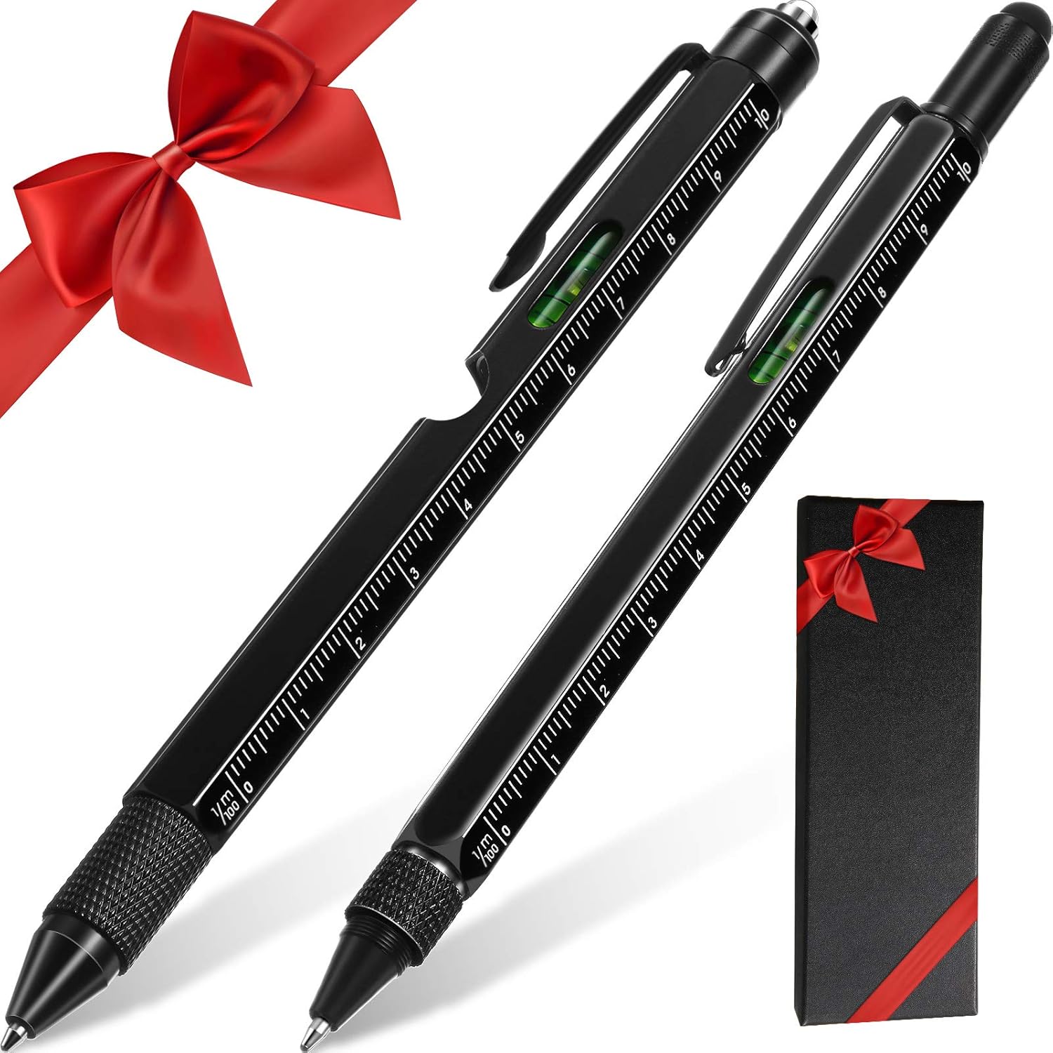 2 Pieces Multitool Pens LED Light, Multi Function Pen Tool Touchscreen ...