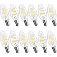 GvvooHome E12 Candelabra Bulb, 5000K Daylight, 6W Equivalent to 60 watt, E12 LED Bulb Non ...