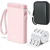 Amazon.com: Nelko Label Maker Machine with Tape, P21 Bluetooth Label ...