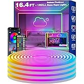 Amazon.com: AILBTON 20Ft Neon Rope Lights,Flexible Led Rope Lights ...