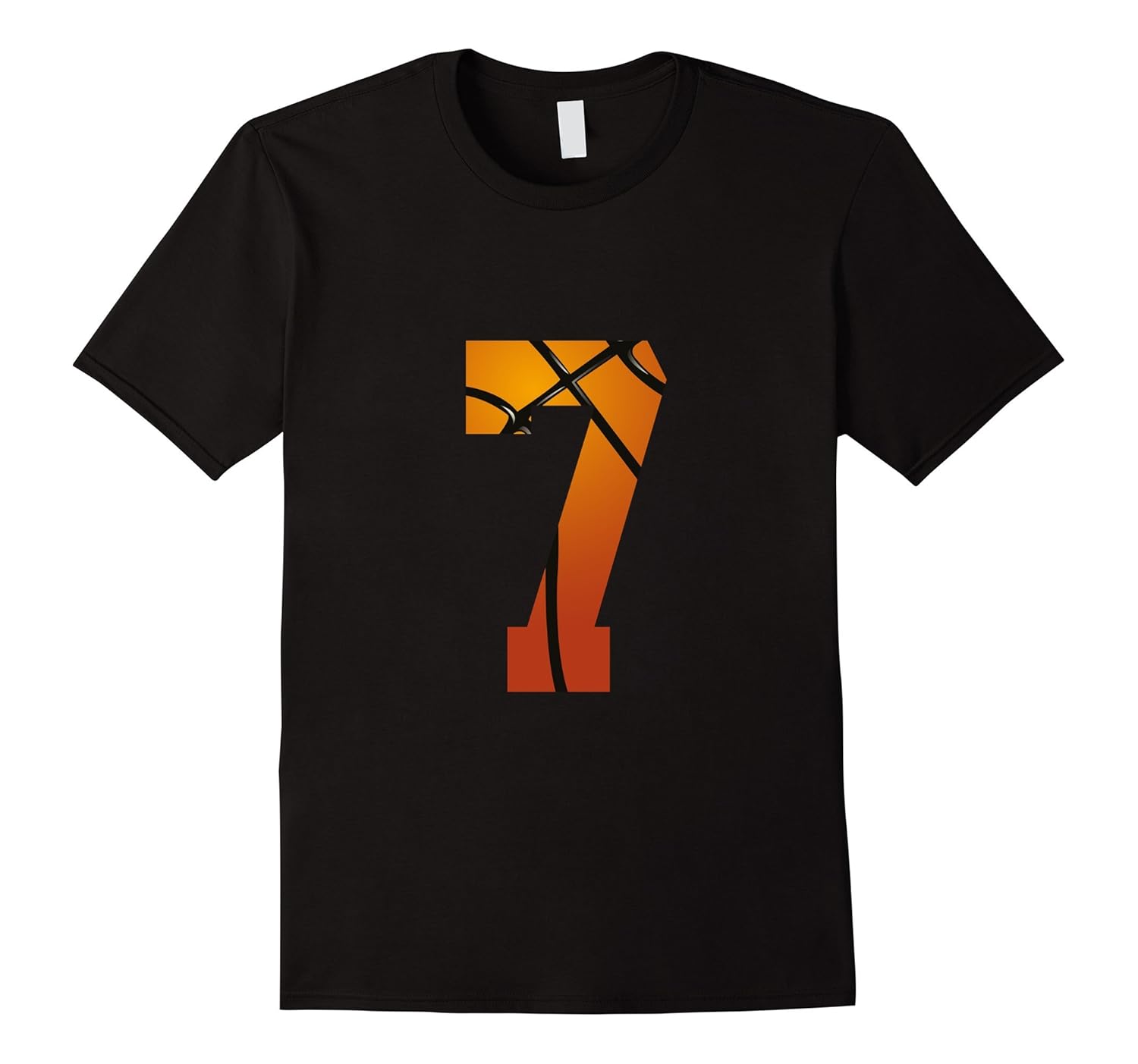 Basketball Number 7 T Shirt Birthday Shirt Basketball Shirt-PL – Polozatee