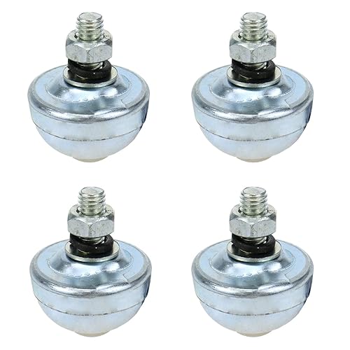 FarBoat 4Pcs 1" Bolt Type Nylon Ball Transfer Bearing Unit Swivel Ball ...