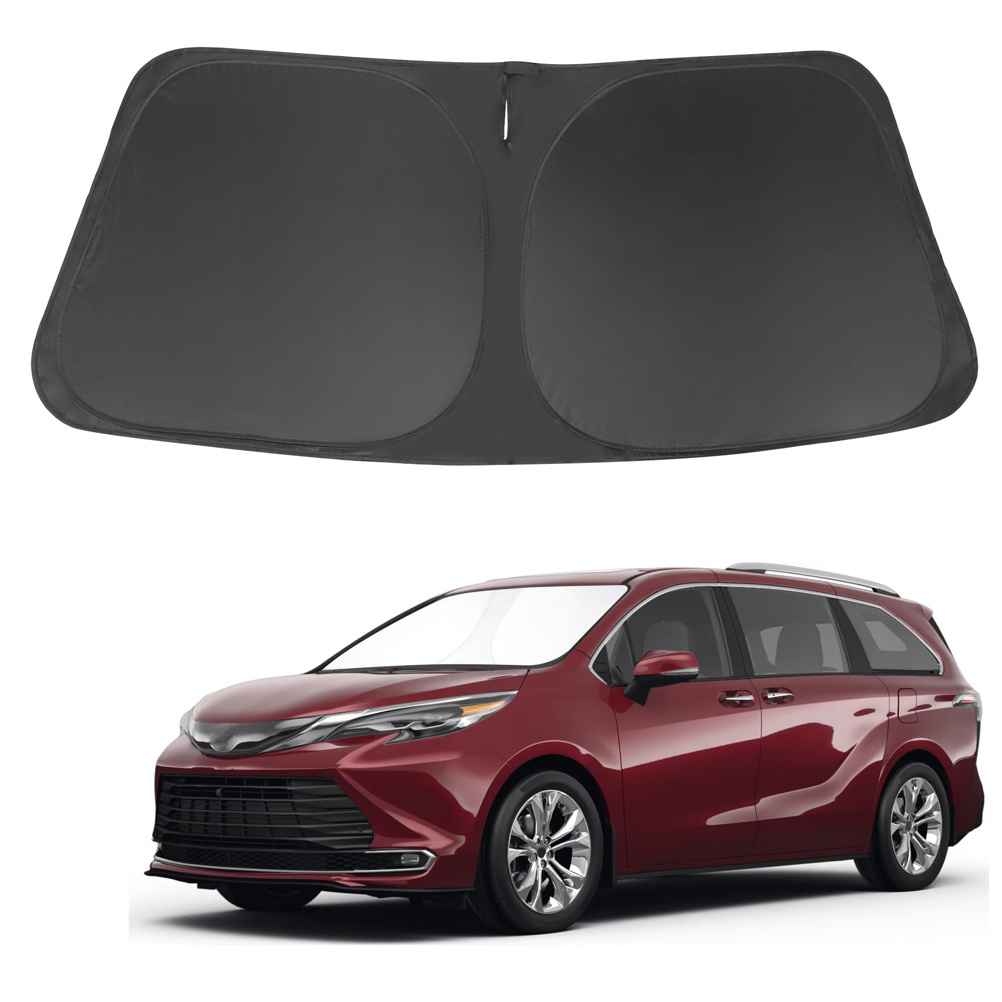 Windshield Sun Shade Fit for 2021 2022 2023 2024 2025 Toyota Sienna ...