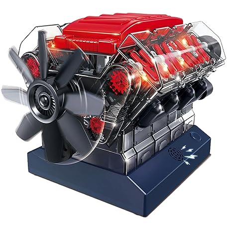 Mua Playz V8 Combustion Engine Model Kit That Runs - Build Your Own ...