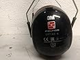 3M Peltor Optime III Earmuffs with Headband, 35 dB, Black/Red ...